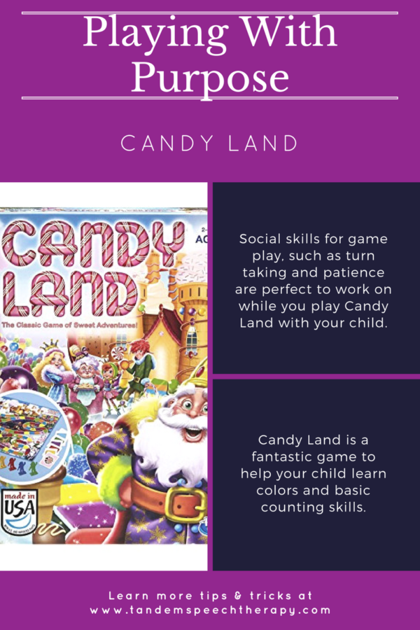 Playing With Purpose: Candy Land • Tandem Speech Therapy, Austin, TX