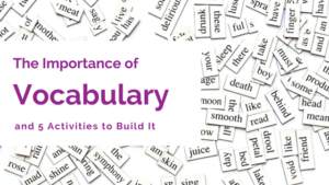 The Importance of Vocabulary • Tandem Speech Therapy, Austin, TX
