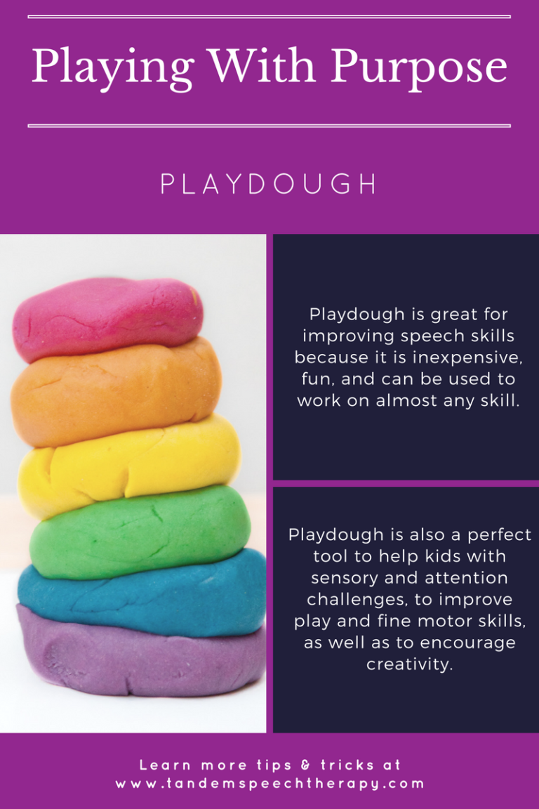 Playing With Purpose: Playdough • Tandem Speech Therapy, Austin, TX
