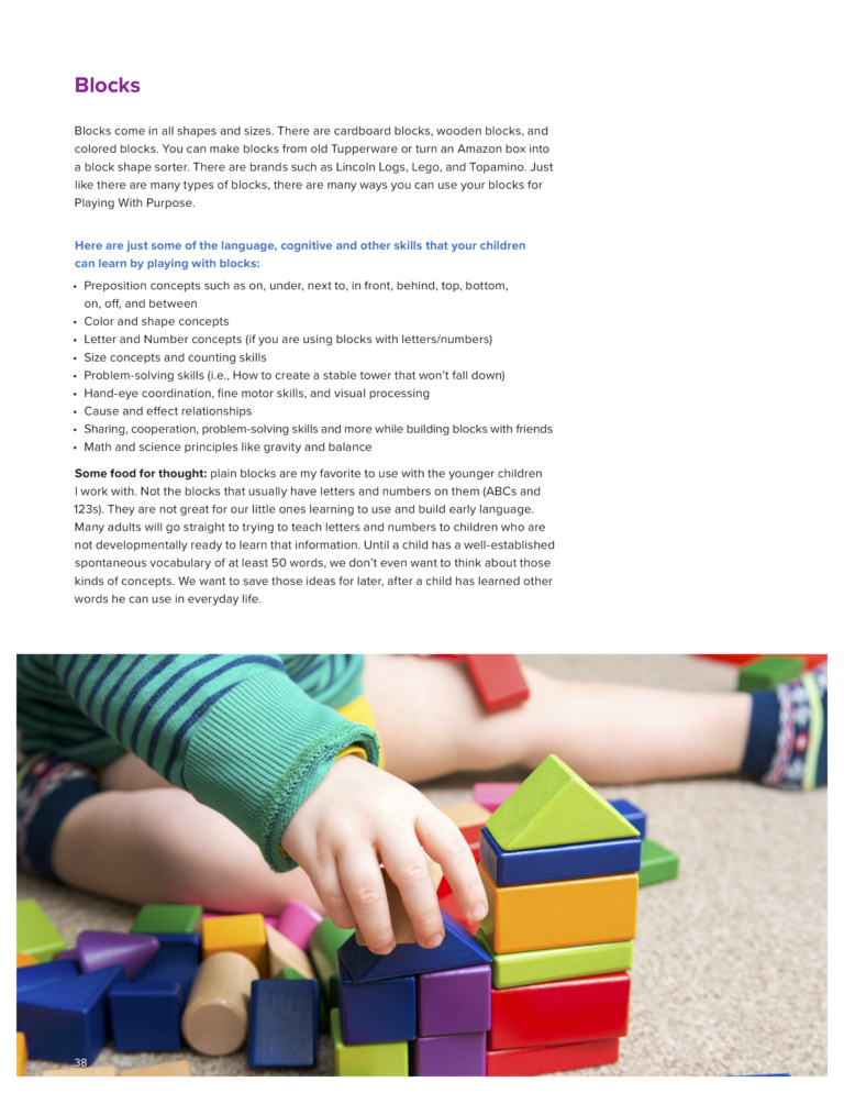 Playing With Purpose Book • Tandem Speech Therapy, Austin, TX