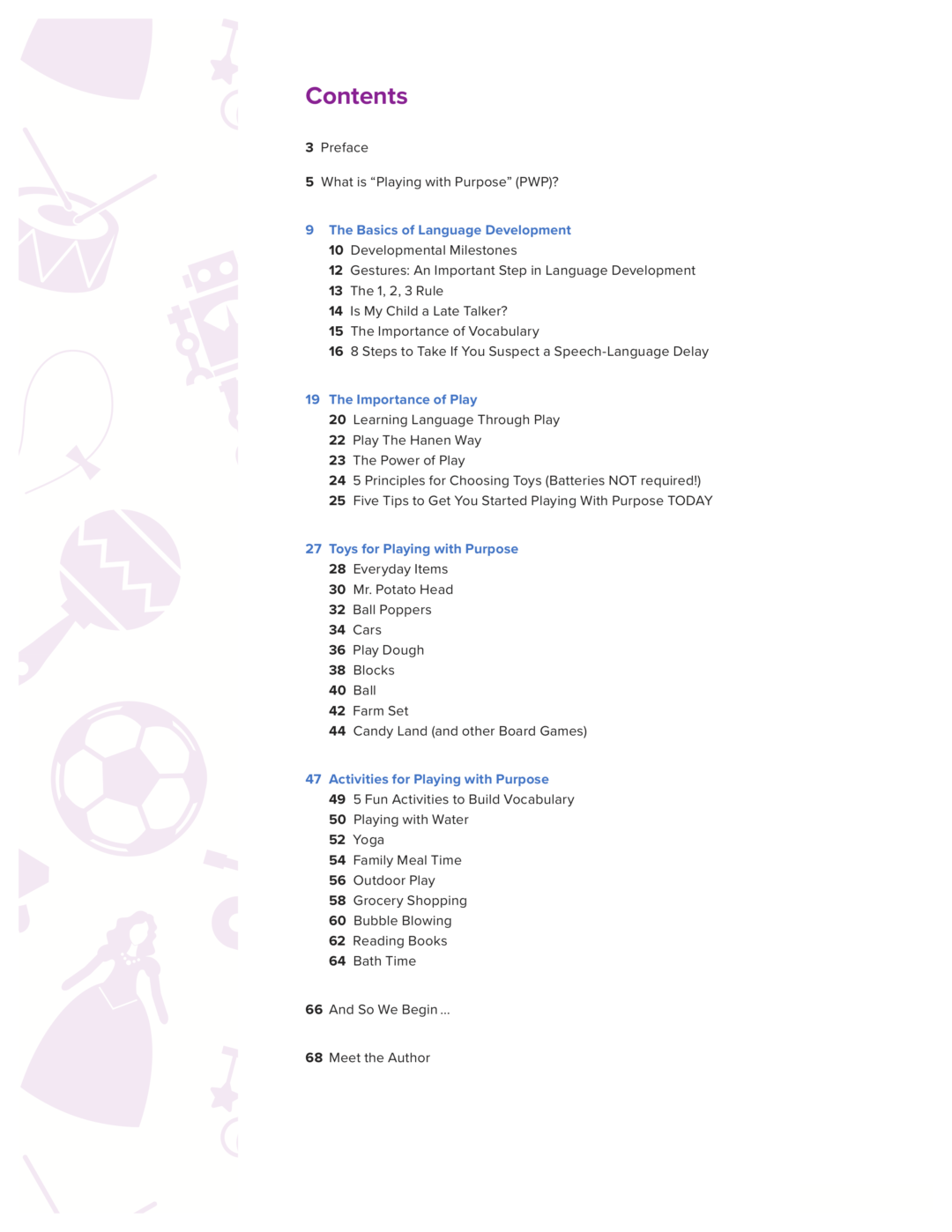 Playing With Purpose Book • Tandem Speech Therapy, Austin, TX