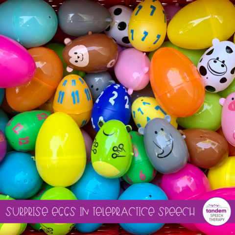 Surprise Eggs - Telepractice Speech • Tandem Speech Therapy, Austin, TX